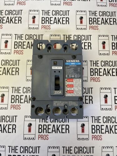Siemens QR23B200 Circuit Breaker, 200A, 240V, 3Pole New Surplus