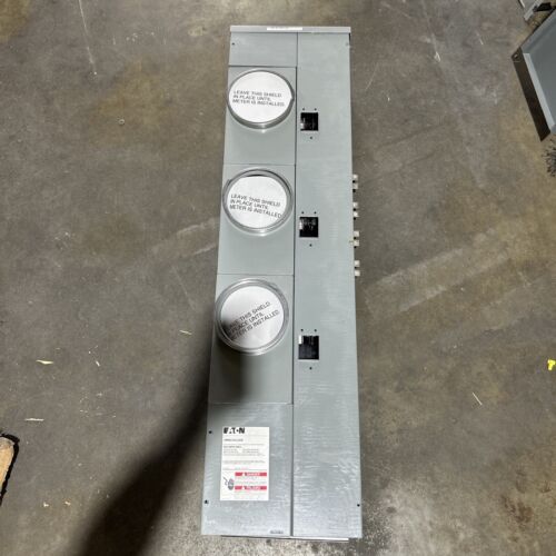 3MM312C2AB EATON Cutler Hammer 800 Amp Meter Stack 3 Socket New
