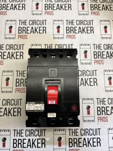 Challenger Sylvania HSEH3C20 20 amp 480 volt 3P HSEH-3-C-20 Breaker HS