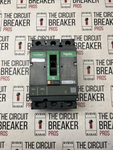 HDL36125 PowerPact HD150 Square D 3 Pole Thermal Circuit Breaker 125A