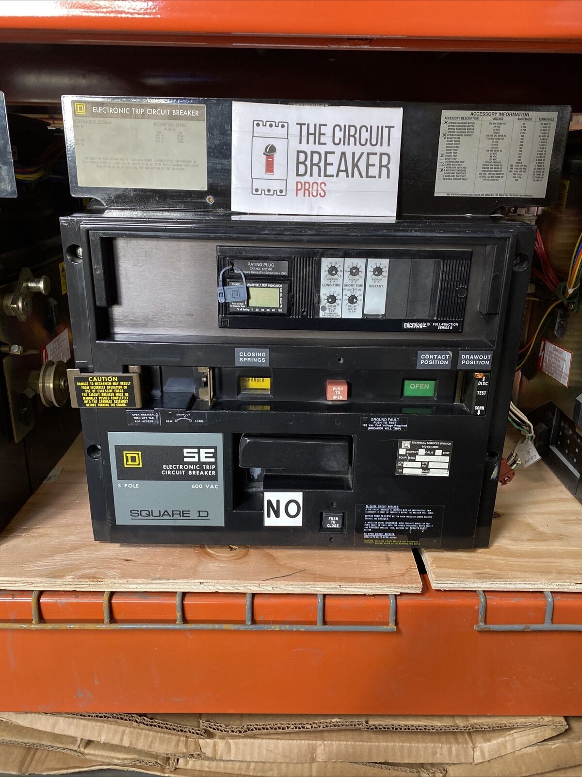 Square D | SED363000LSES6A8 | 3000 Amp | 600 Volt | 3 Pole | Circuit B